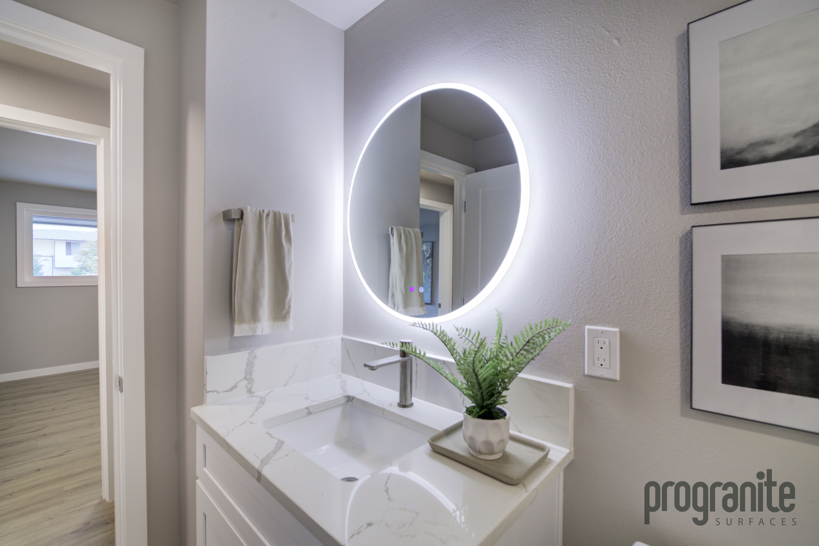 Edmonds Countertops - Luce De Luna Project - Progranite